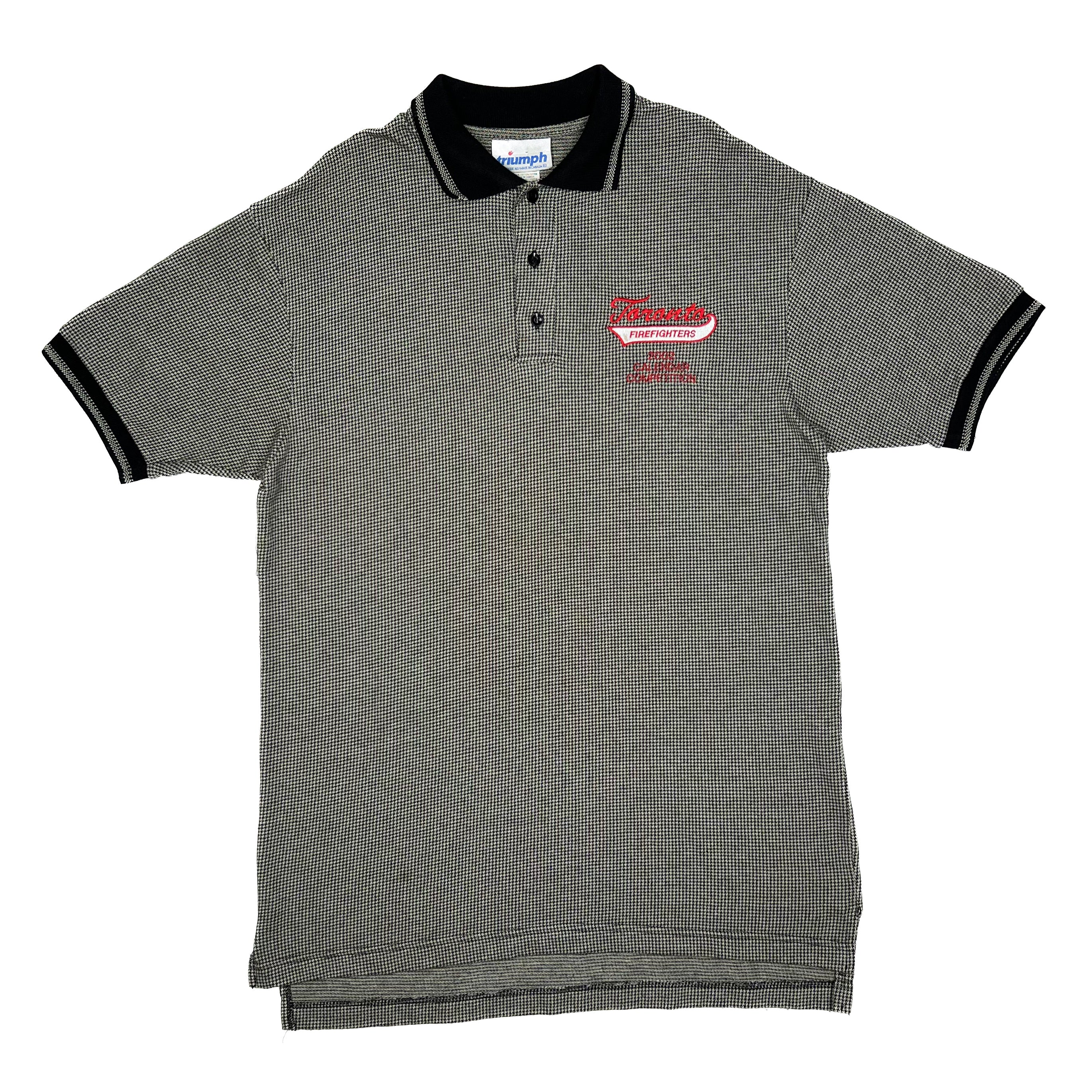 Triumph TORONTO FIREFIGHTERS “2002 Calendar Competition” Houndstooth C ...